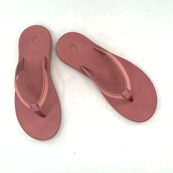 OluKai | Shoes | Olukai Kapehe Rosette Womens Flip Flop Sandals Shoes | Poshmark